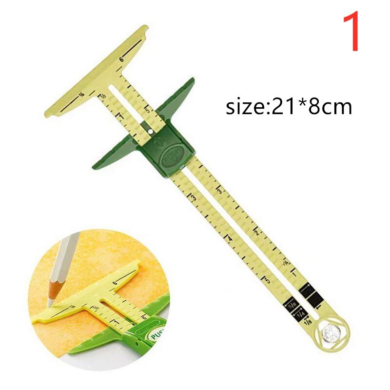 5-IN-1 Patchwork Ruler sliding gauge with Measurin... – Grandado