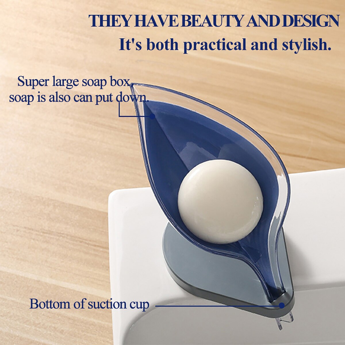 Bladvorm Zeep Doos Zeep Houder Schotel Opslag Plaa... – Grandado