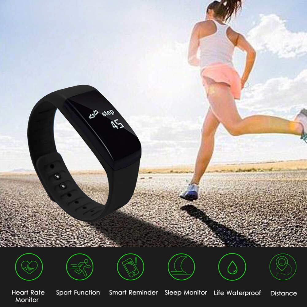 UP08 Smart Heart Rate Sleep Monitor Waterproof Blu... – Vicedeal