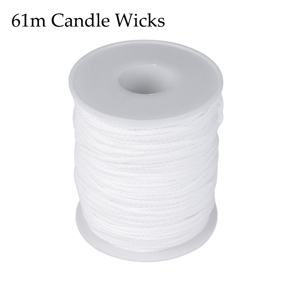 61 m Square Braid Cotton Wick Wax Candle Core Envi... – Vicedeal