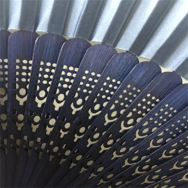 Chinese Style Carved Bamboo Craft Fan Two Sections... – Grandado