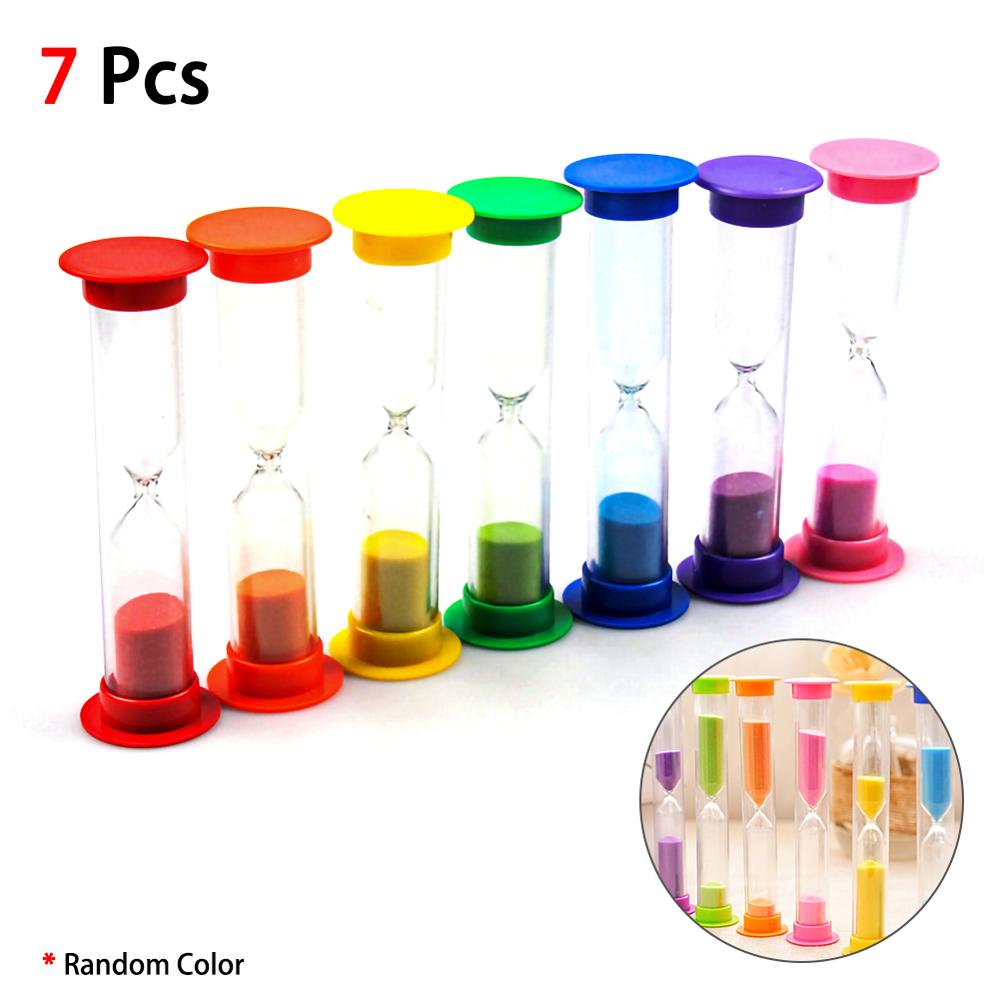 7pc 3 Color Sand Hourglass Timer Jewelry Ornaments... – Grandado