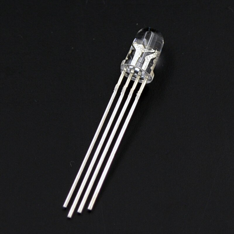 100pcs 5mm RGB LED Common Cathode Tri-Color Emitti... – Vicedeal