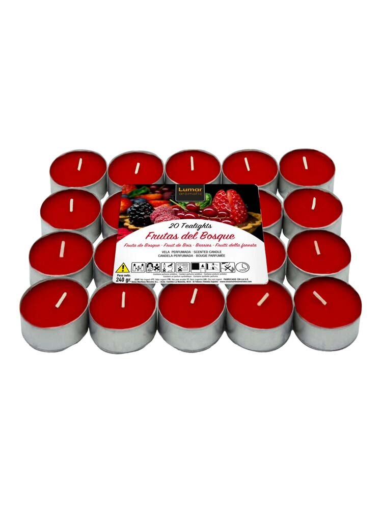 Pak Van 20 Thee Kaarsen-Bos Fruit Theelichtjes – Vicedeal