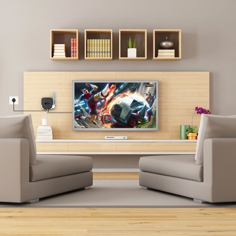 TV Set Top Box Mount Compatible with Siri TV6, Gre... – Grandado