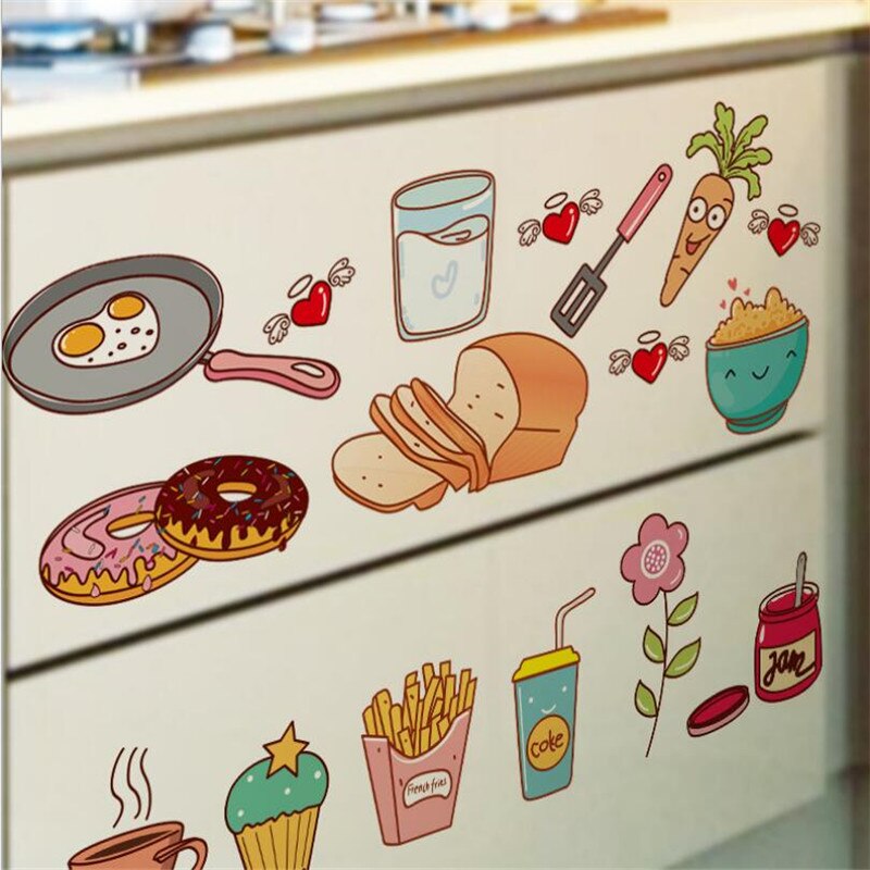 1PCS Cartoon DIY Kitchen cabinet stickers for Kitc... – Vicedeal