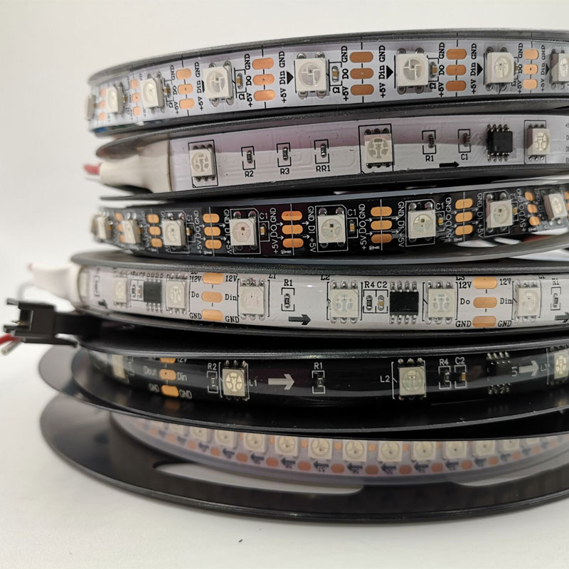 5m WS2812B Led Strip 30/60/74/96/144 Pixels/m WS28... – Grandado