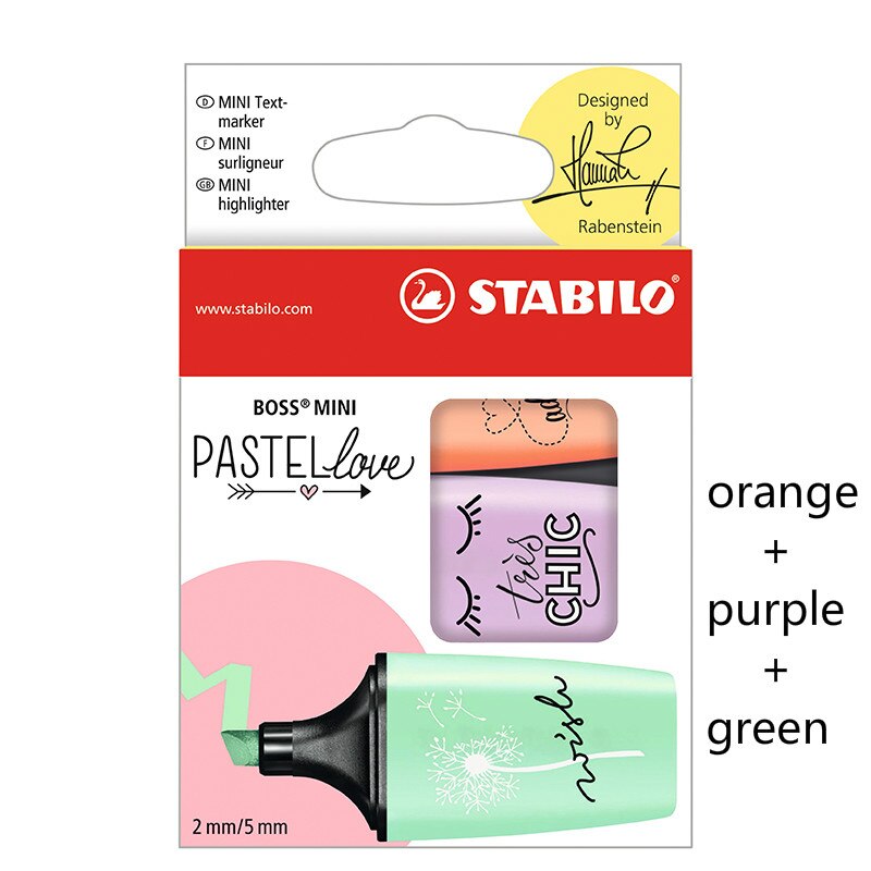 Stabilo Highlighter Mini Cute Highlighters Destaca... – Vicedeal