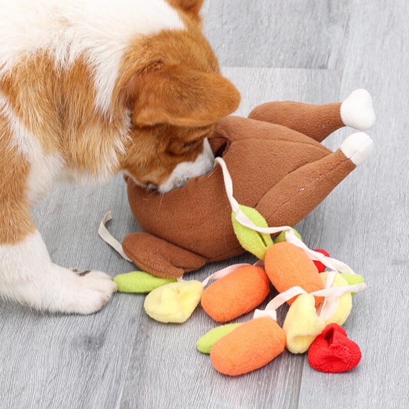 Dog Toys Interactive Puppy Plush Chew Toy Snuffle ... – Grandado