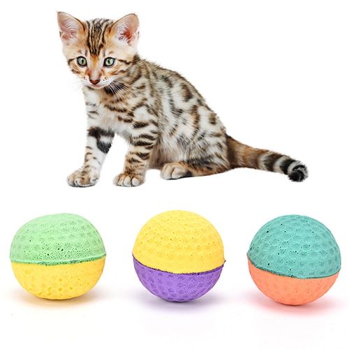 3.8 Cm Multicolor Eva Bal Kat Soft Foam Play Balle... – Vicedeal