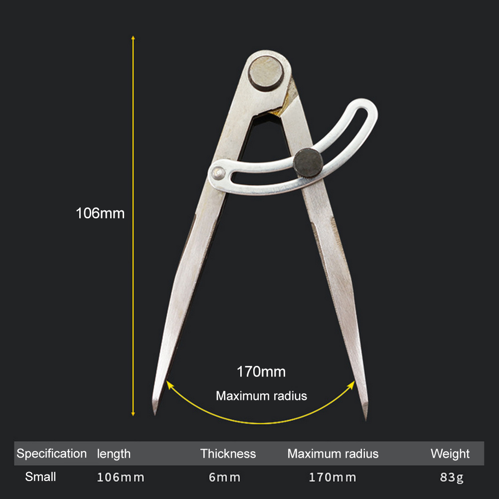 Edge Creaser Vleugel Divider Scratch Roterende Naa... – Grandado