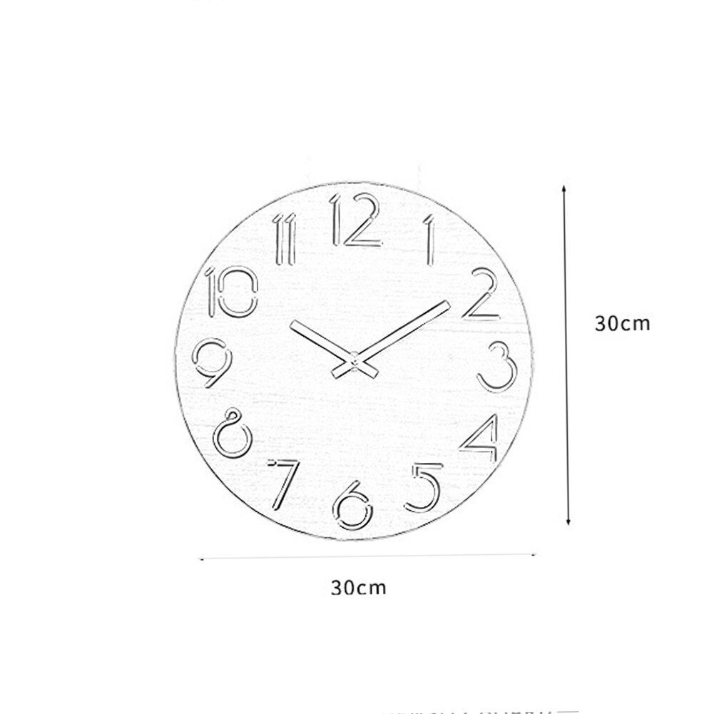 12" Decorative Quiet Living Room Mute Digital Bedr... – Grandado