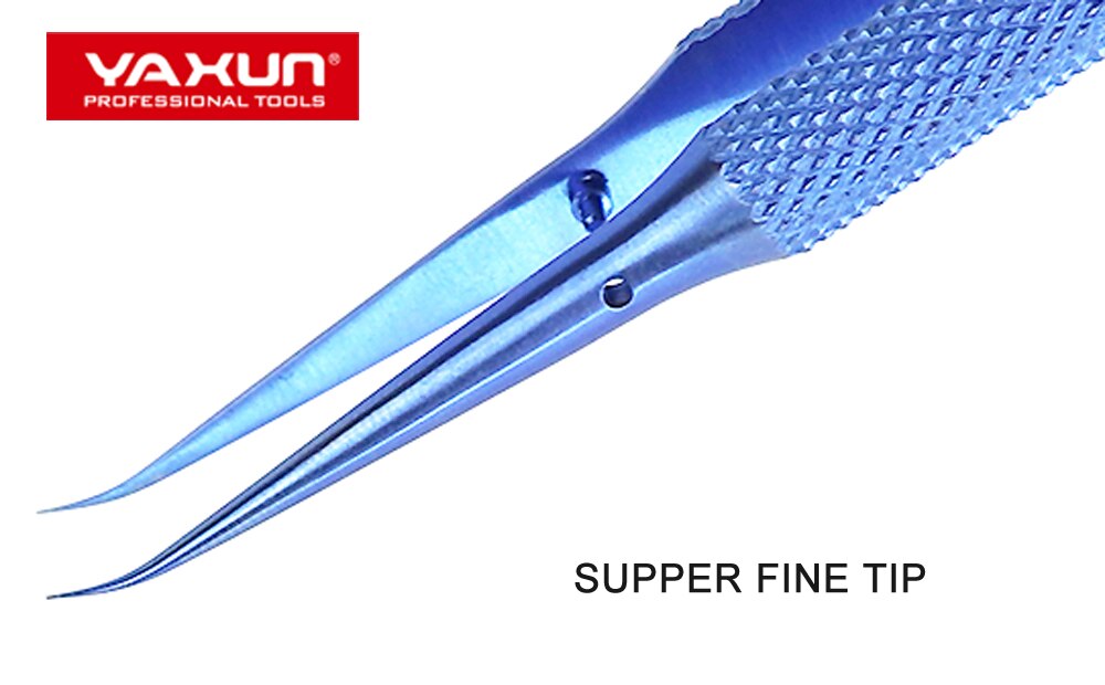 YAXUN YX-15C Precision Titanium Alloy Curved Tweez... – Grandado