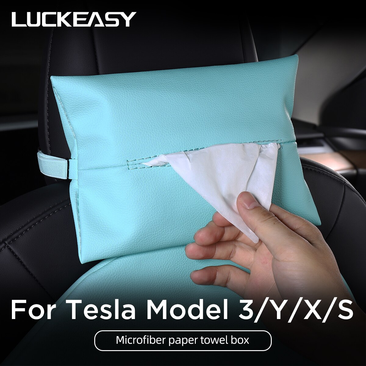 For Tesla Model 3 Y X S car accessories car tissue... – Grandado