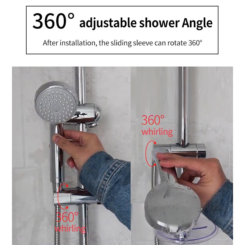 1pc 30g ABS Electroplating Shower Rack Column Clip... – Vicedeal