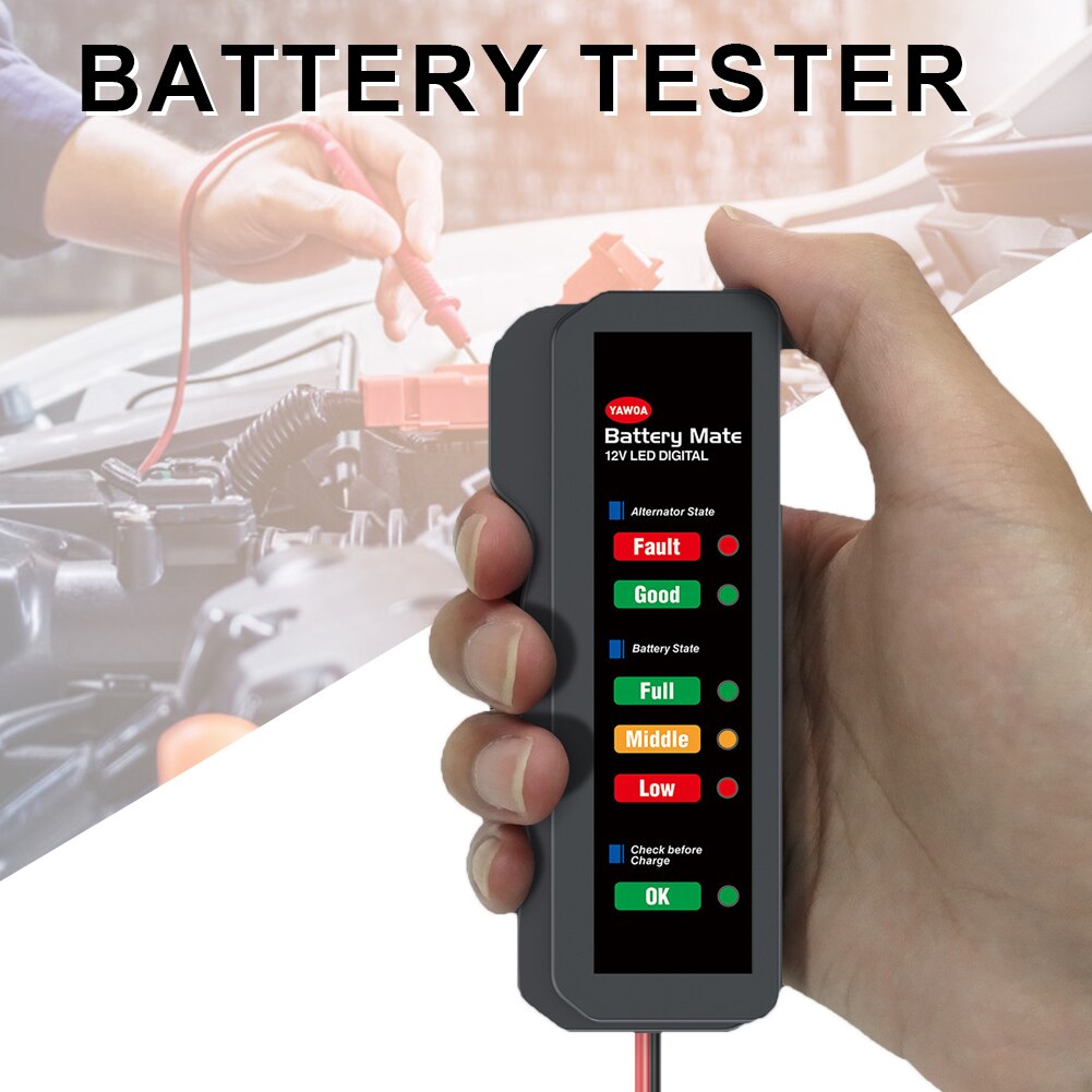 12V Auto Batterij Tester Belasting Digitale Analyz... – Grandado