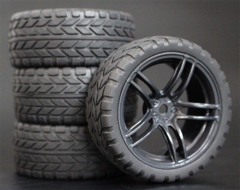 4pcs 1/10 On-Road Car Tires 26*64MM Plastic Wheel ... – Grandado