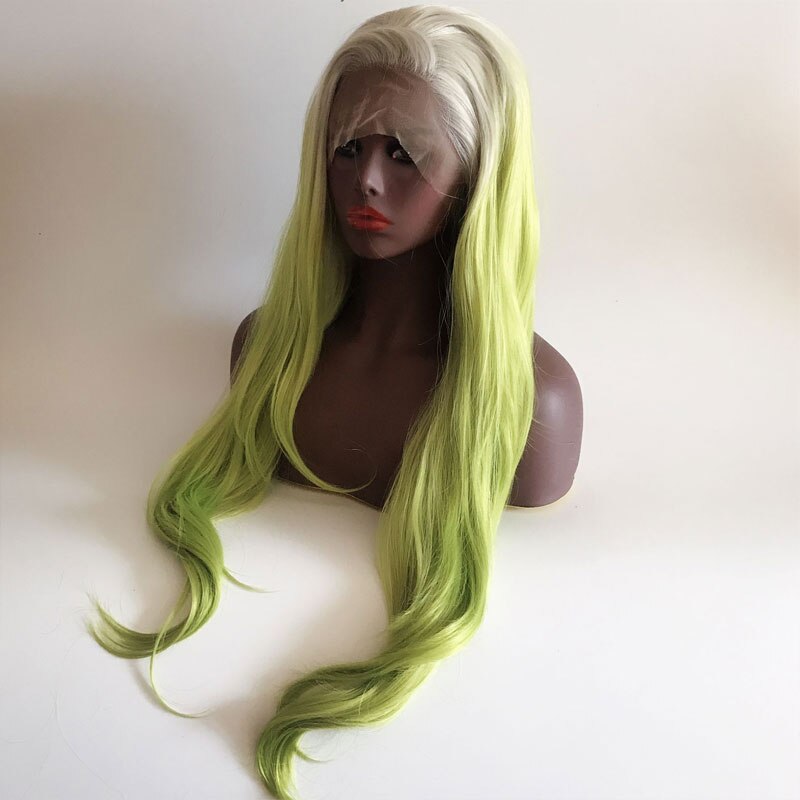 Bombshell Natural Wave Synthetic Hair Lace Front W... – Vicedeal