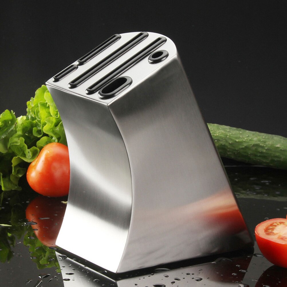 1 pc Holder Stainless Steel Kitchen Inserted Block... – Grandado