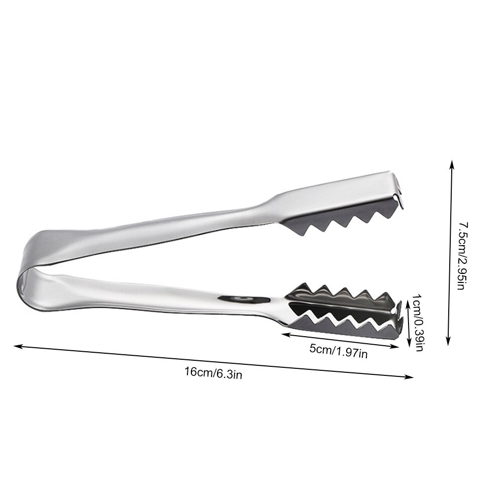 Stainless Steel Ice Cube Tongs, Ice Serving Tongs ... – Grandado