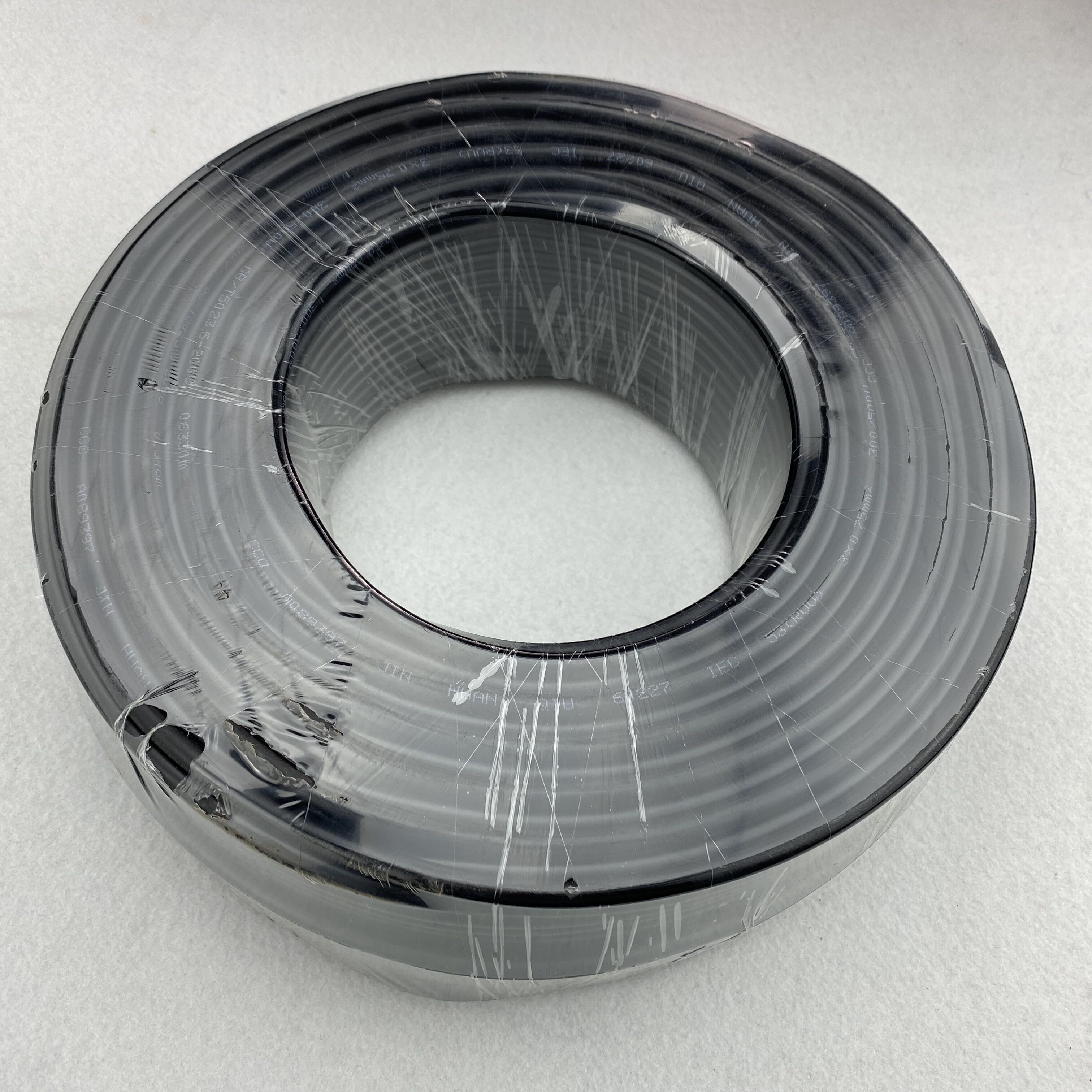 100m/roll 3core BLACK PVC covered round cable,18AW... – Vicedeal