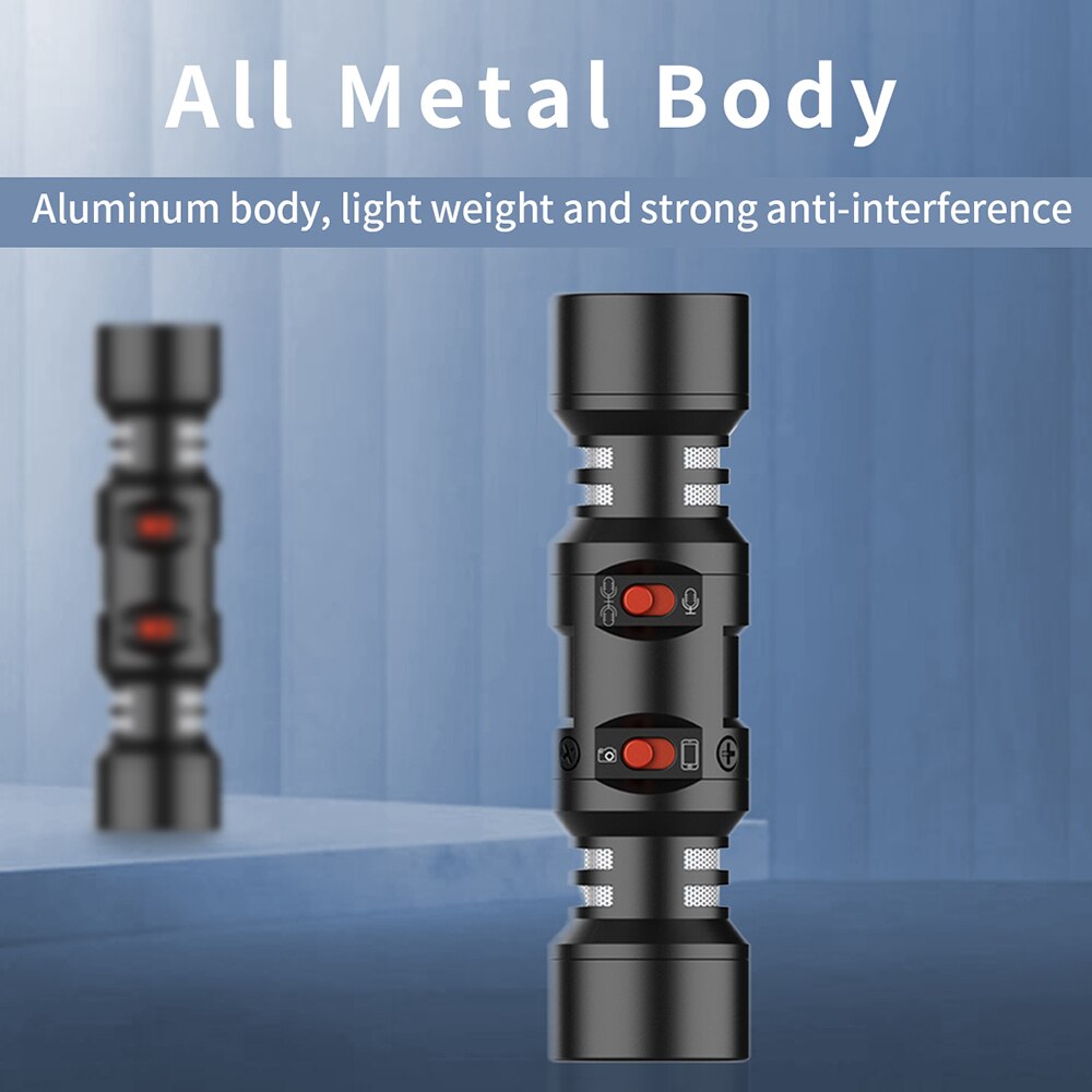 SAIREN T-MIC Dual-Head Mini Microphone Super-Cardi... – Grandado