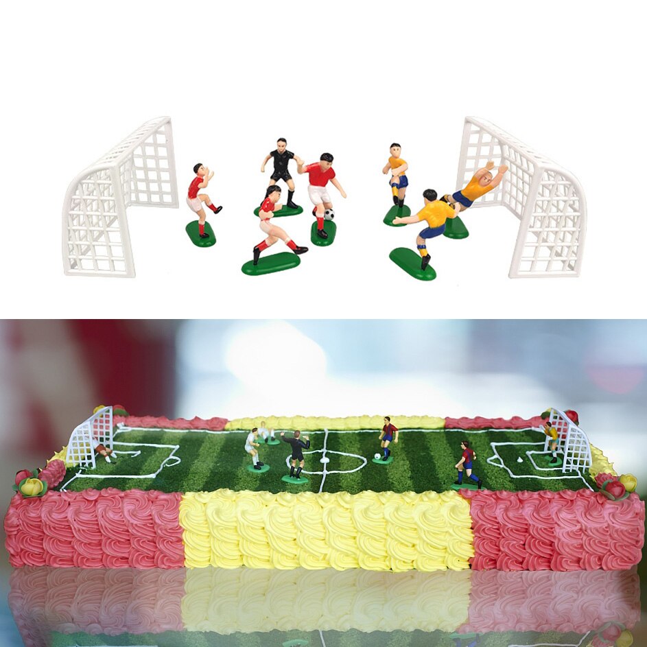8Pcs/Set Soccer Football Cake Topper Kids Cupcake ... – Grandado