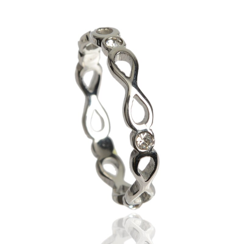 Shouman Moderne Infinitys Liefde Rose Gold Rvs Zir... – Grandado