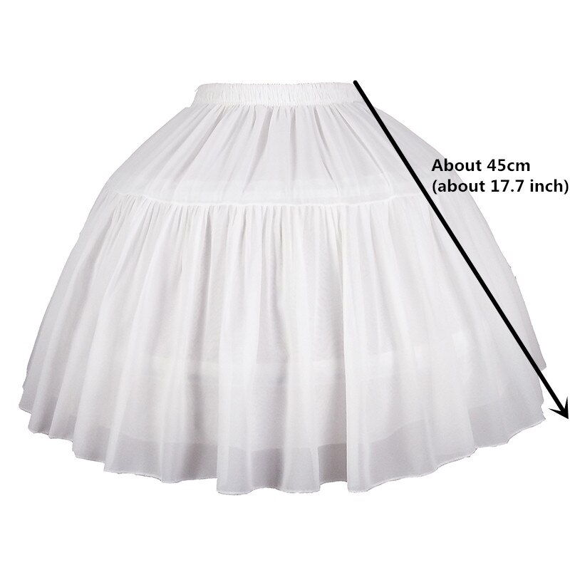 Wit & Zwart Lolita Petticoat Bridal Petticoat ... – Vicedeal