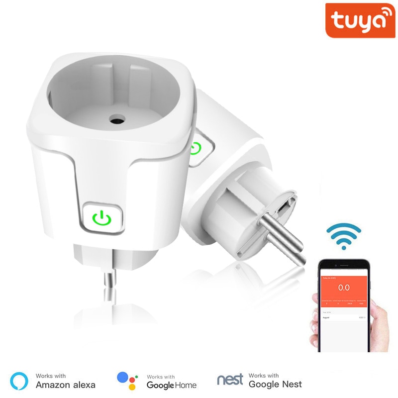 16A Eu Smart Wifi Plug Socket Met Power Monitor Sm... – Vicedeal