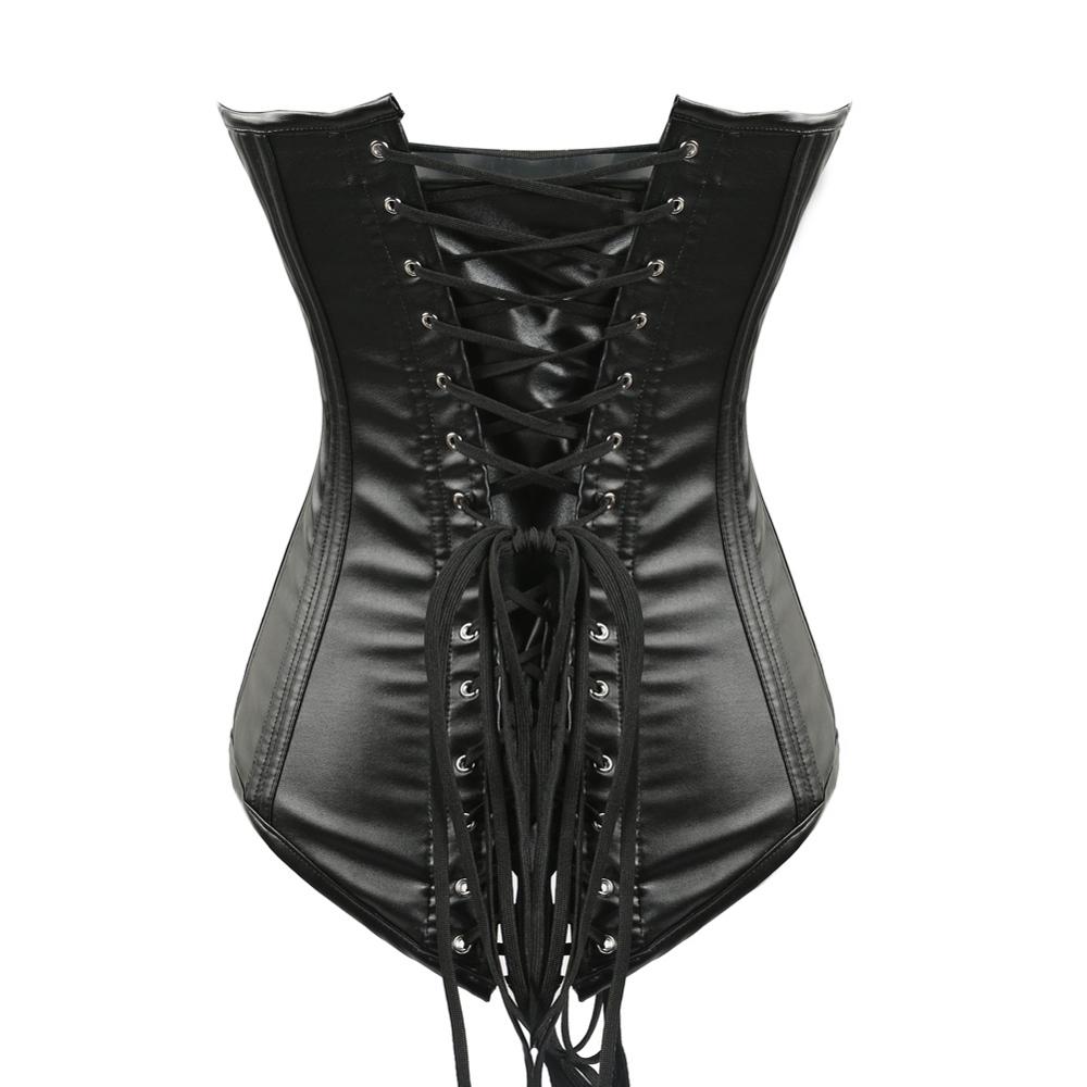 Explosion PU Leather Corset Ladies Zipper Halter L... – Vicedeal