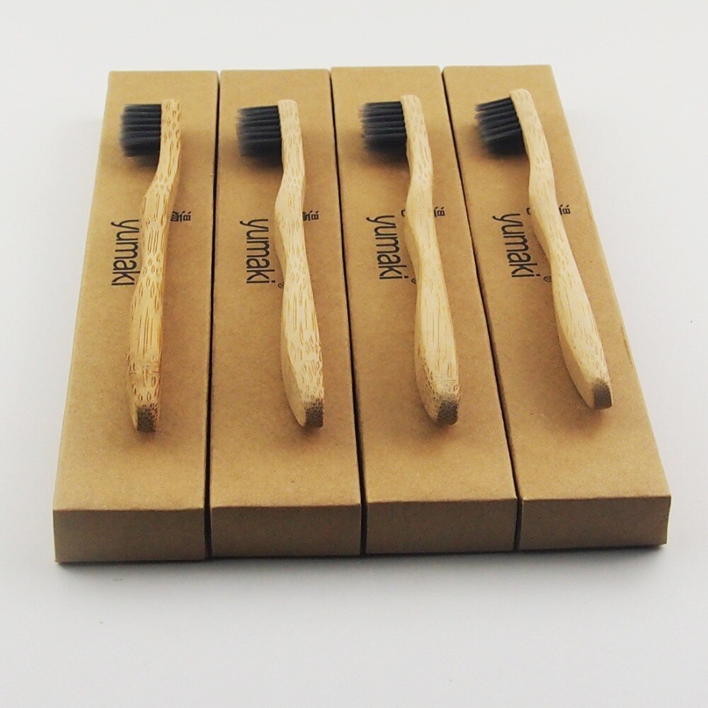 24 Pack Kids Bamboo Toothbrush Wood toothbrush chi... – Grandado