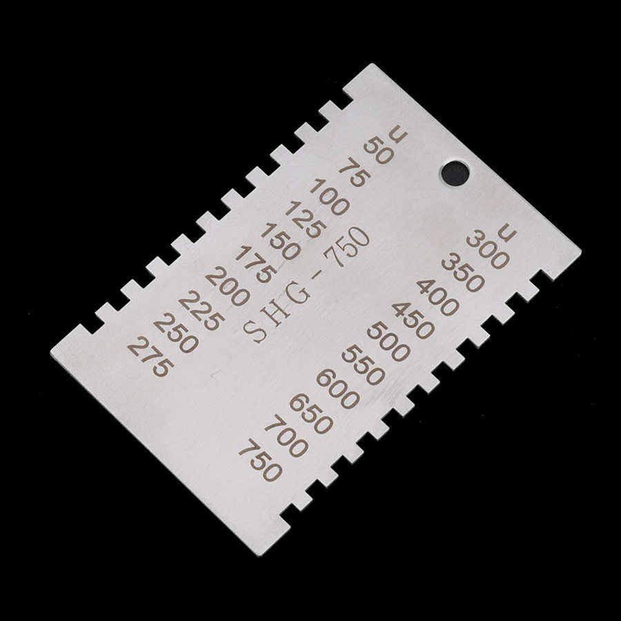 Rectangular thickness gauge wet film comb measurin... – Grandado