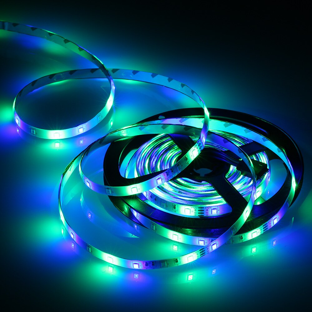 48W LED Strip 10 Meter 600 LED RGB Strip Licht met... – Vicedeal