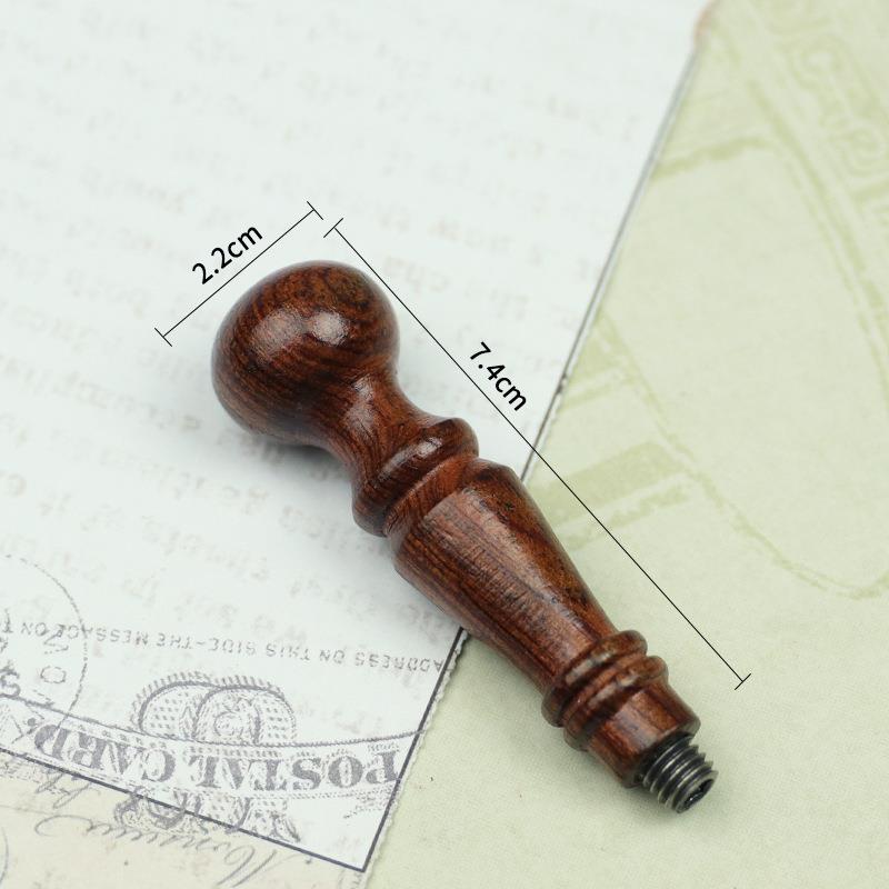Retro Stamp Wooden Handle Antique Handles for Wedd... – Grandado