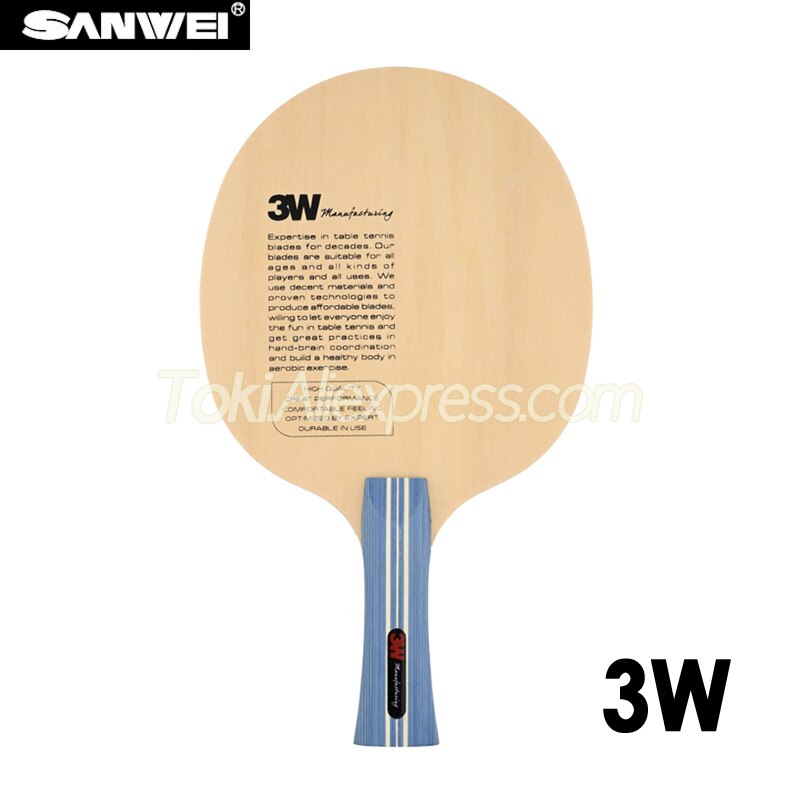 SANWEI 3W Table Tennis Blade (5 Ply Wood Allround)... – Vicedeal