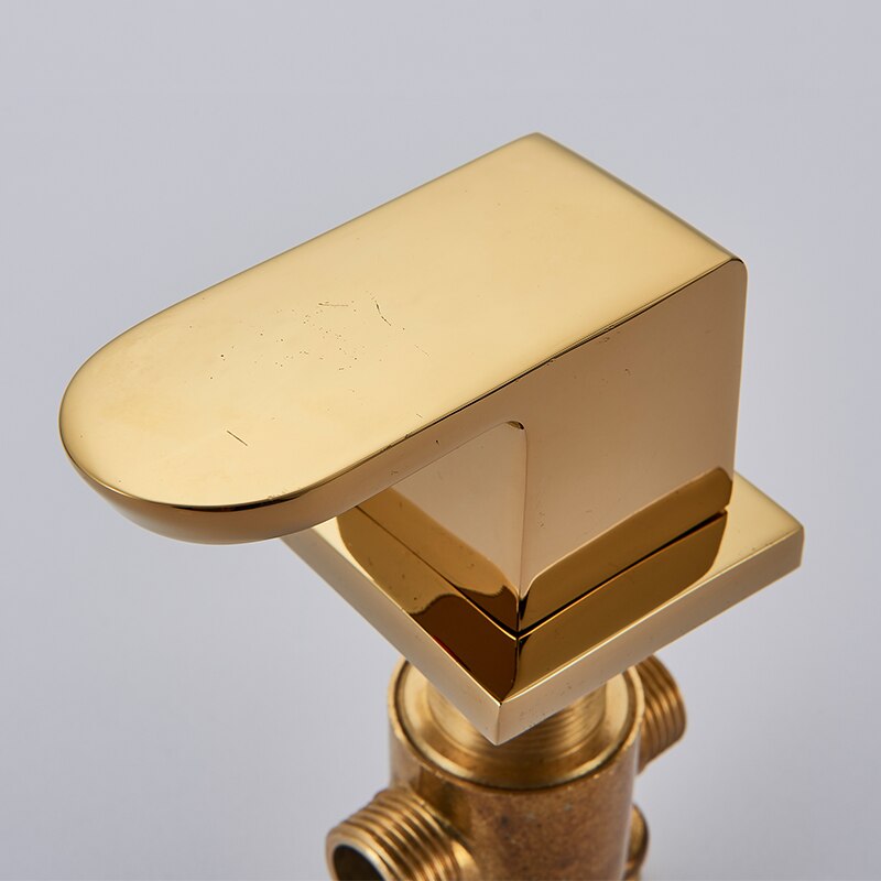 Golden Brass Switch Valve For Basin Faucet Shower ... – Vicedeal