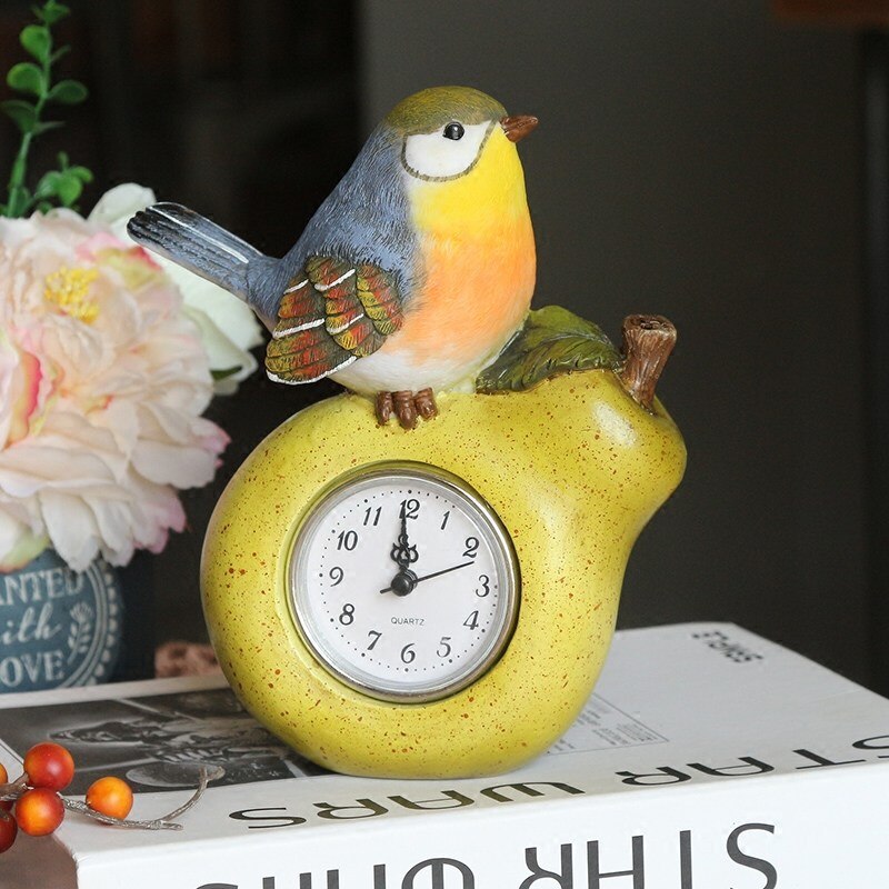 Pastoral Retro apple fruit bird home decoration cl... – Grandado