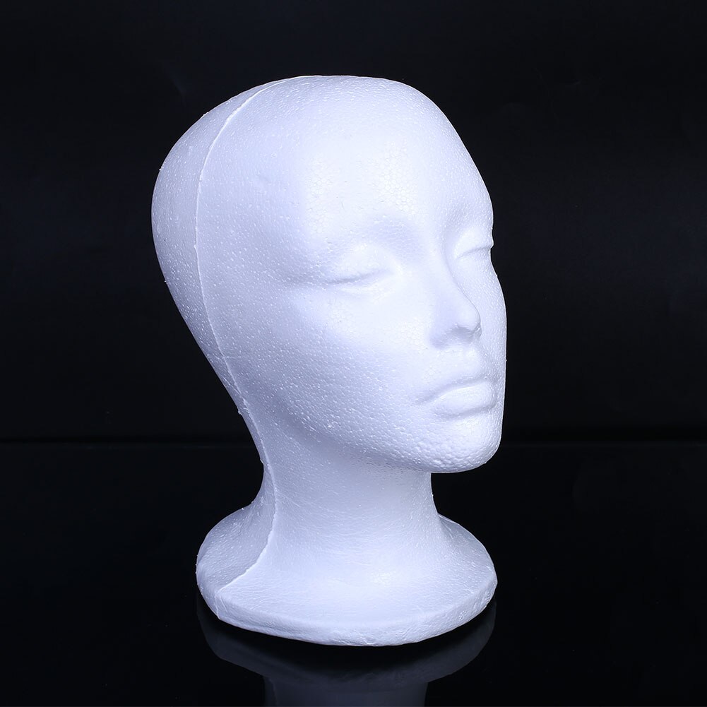 best female STYROFOAM MANIKIN head height 53cm Hea... – Vicedeal