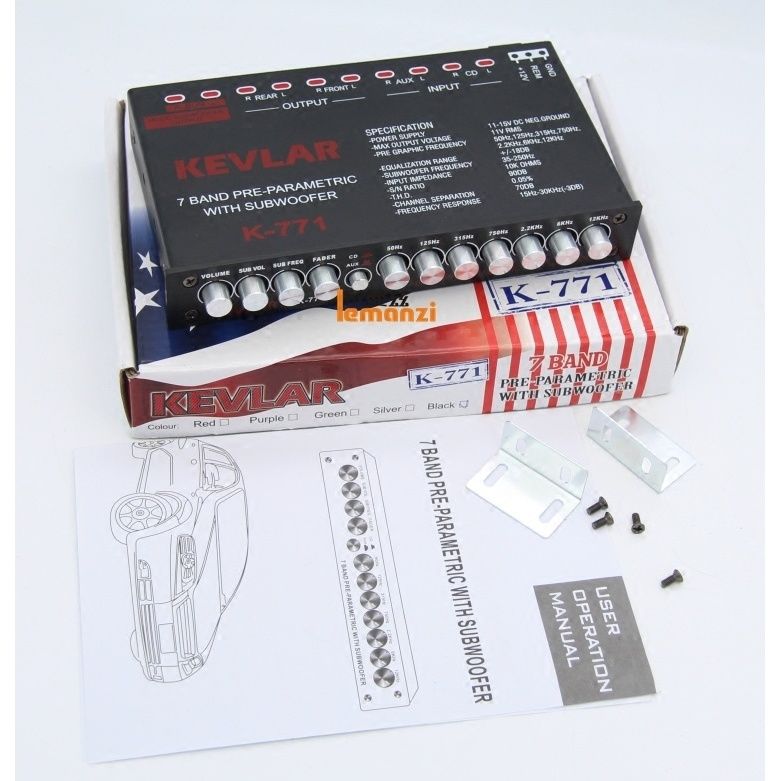 Car EQ Equalizer 7 Band Pre-Parametric With Subwoo... – Grandado