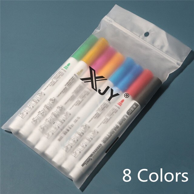 8/12 colors Double Lines Contour Art Pens Markers ... – Vicedeal