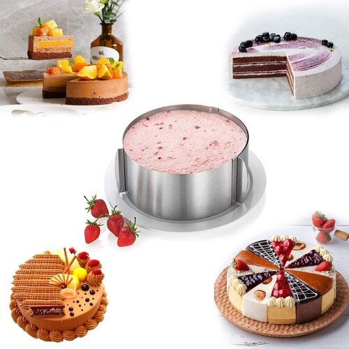 Elitparti Adjustable Cake Circle (15-30x9 Cm) – Vicedeal