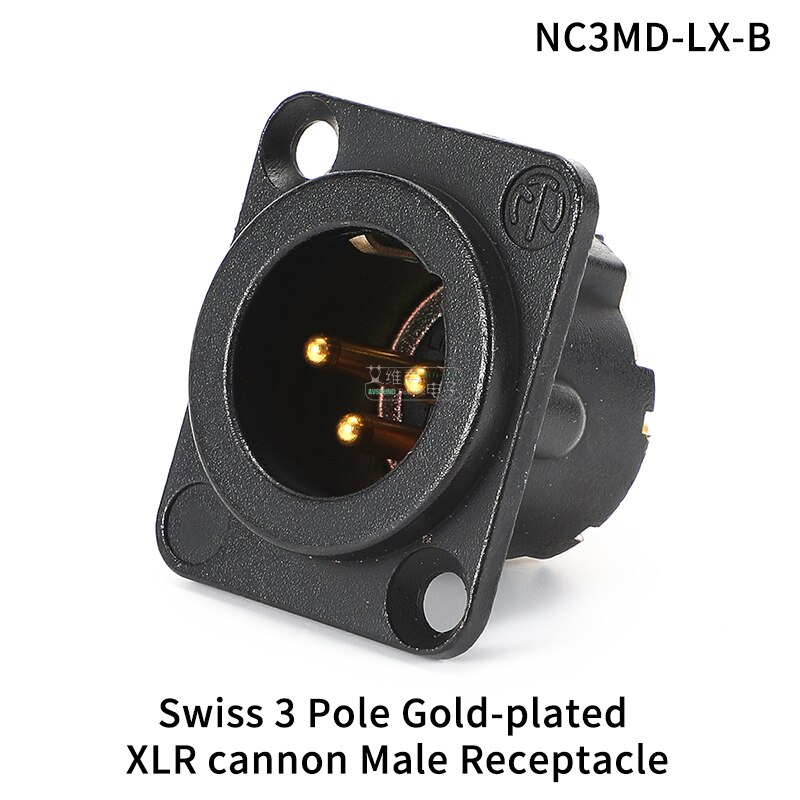 NEUTRIK NC3FD-LX 3 Pole Receptacle Male Female XLR... – Vicedeal