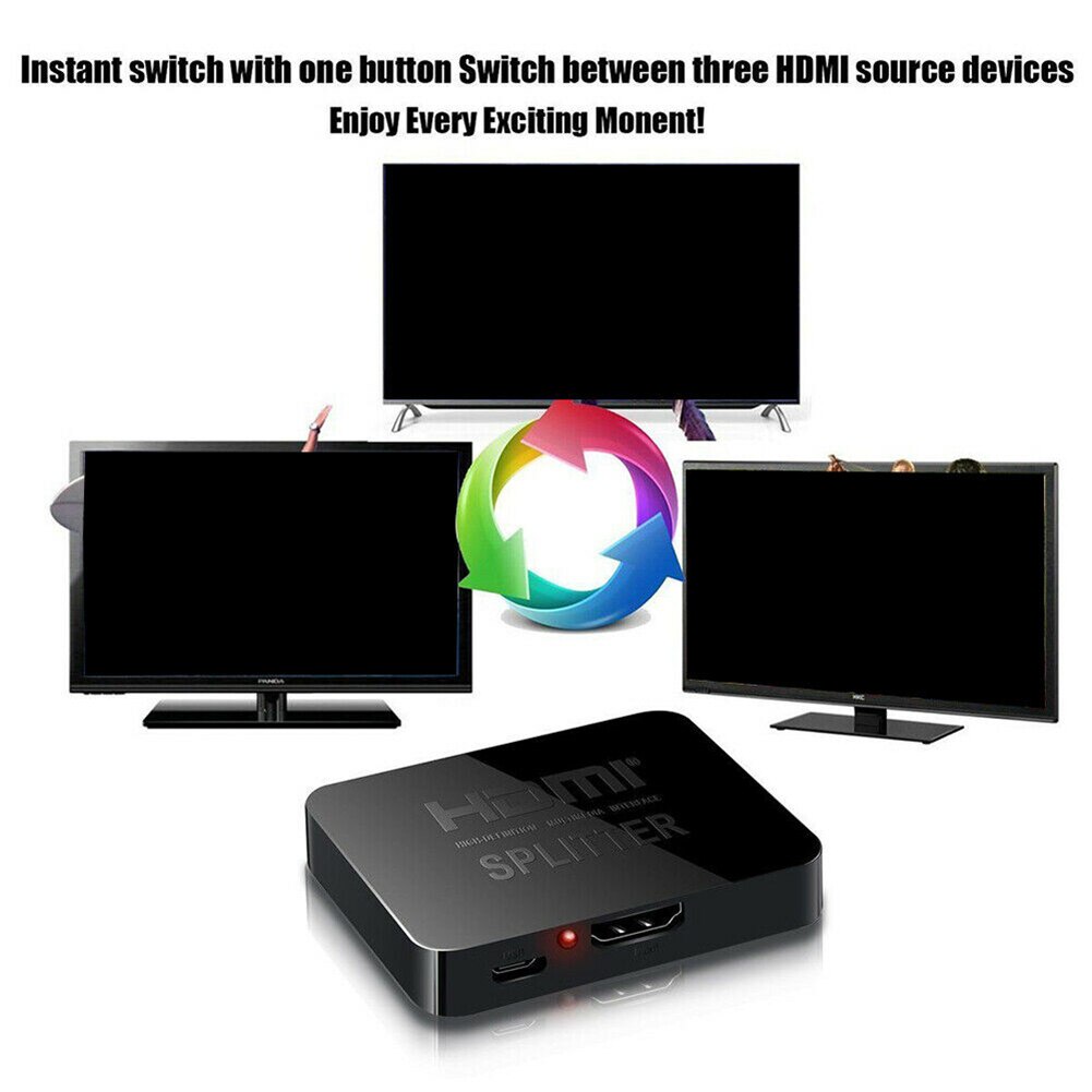 Ultra HD Splitter 1 in 2 aus 1080p HDCP Stripper 3D Splitter Energie ...