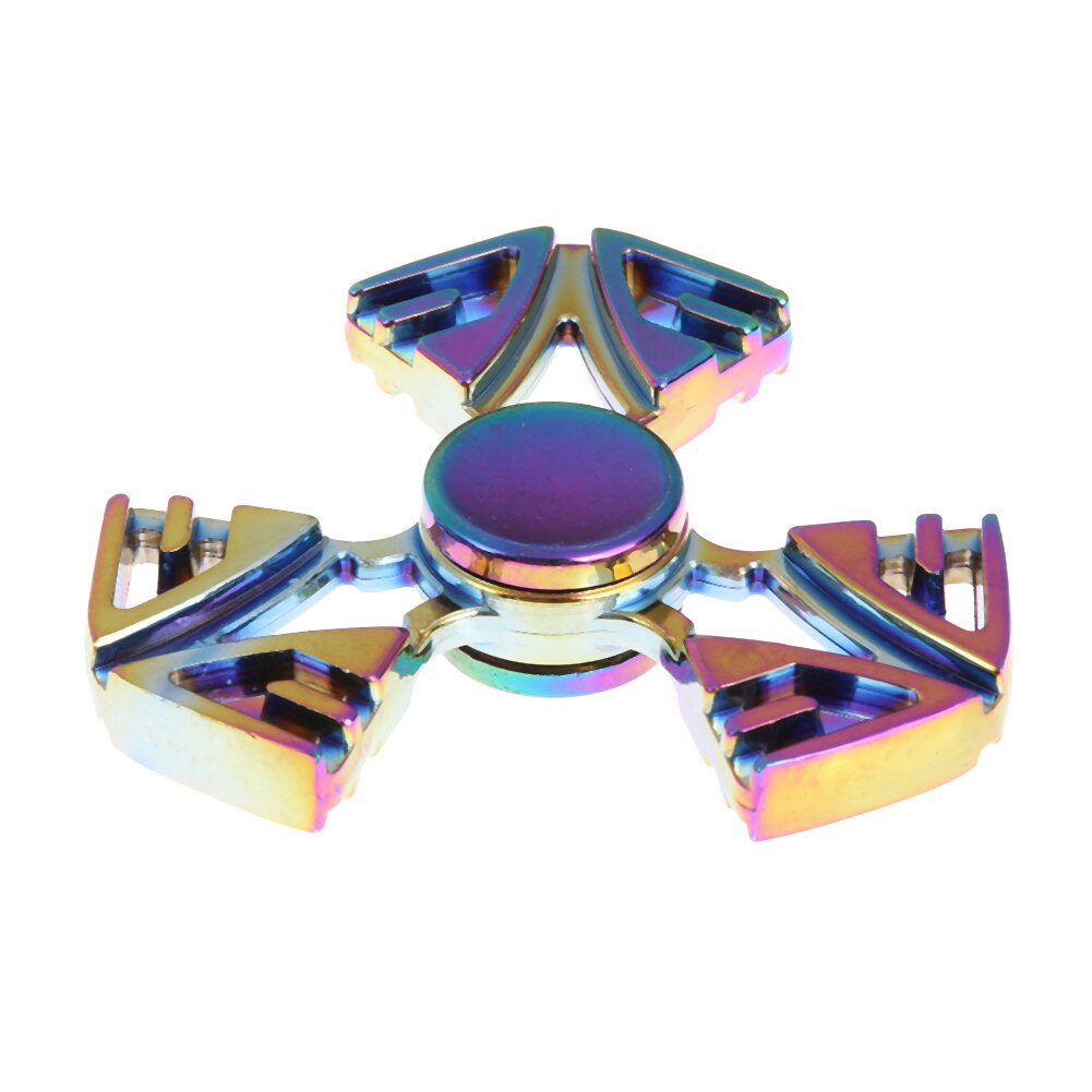 Colorful Rainbow Fidget Spinner Spinner Metal Hand... – Grandado