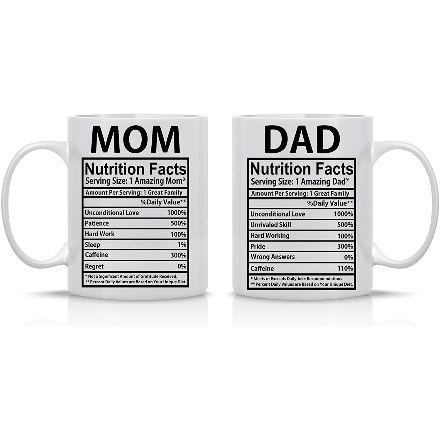 Moeder Vader Keramische Grappig Paar Voedingswaard... – Vicedeal