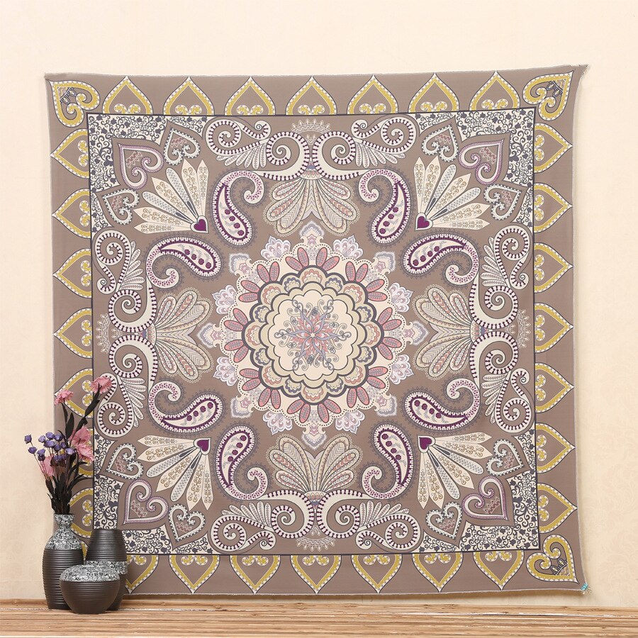 Madala Bloem Tapijt Totem Symbool Decoratieve Muur... – Grandado