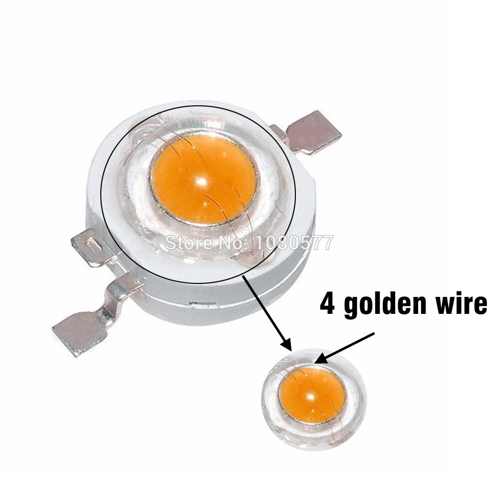 100 st 3w 400nm-840nm dc3.2-3.6v 600ma 700ma fulls... – Vicedeal