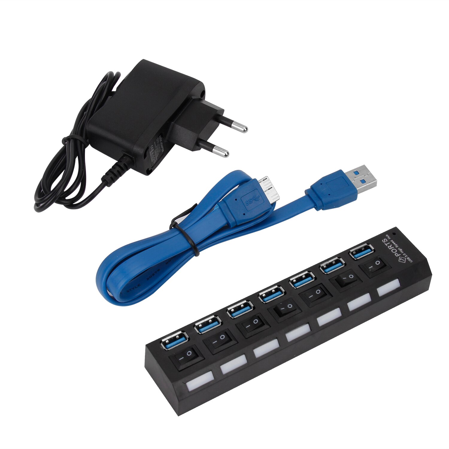 USB 3.0 HUB 4 Port USB 3.0 Splitter Multiple USB 3... – Grandado