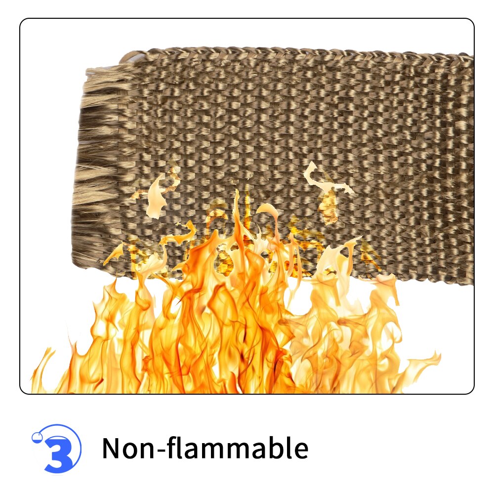 5cm*5M 10M 15M Titan Exhaust Heat Wrap Roll for Mo... – Vicedeal